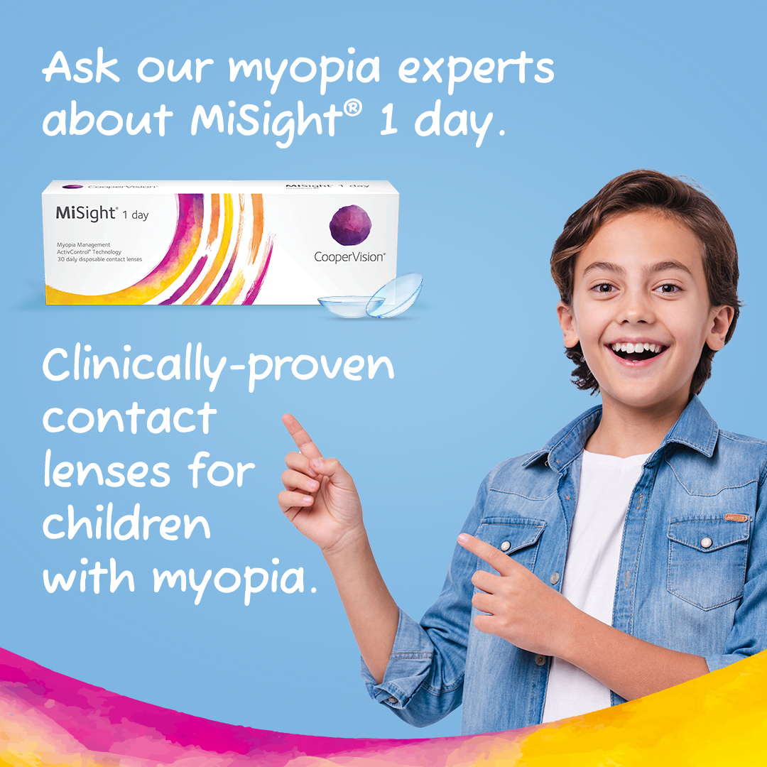 Myopia control – Spectacle World Optometrist – Goodwood